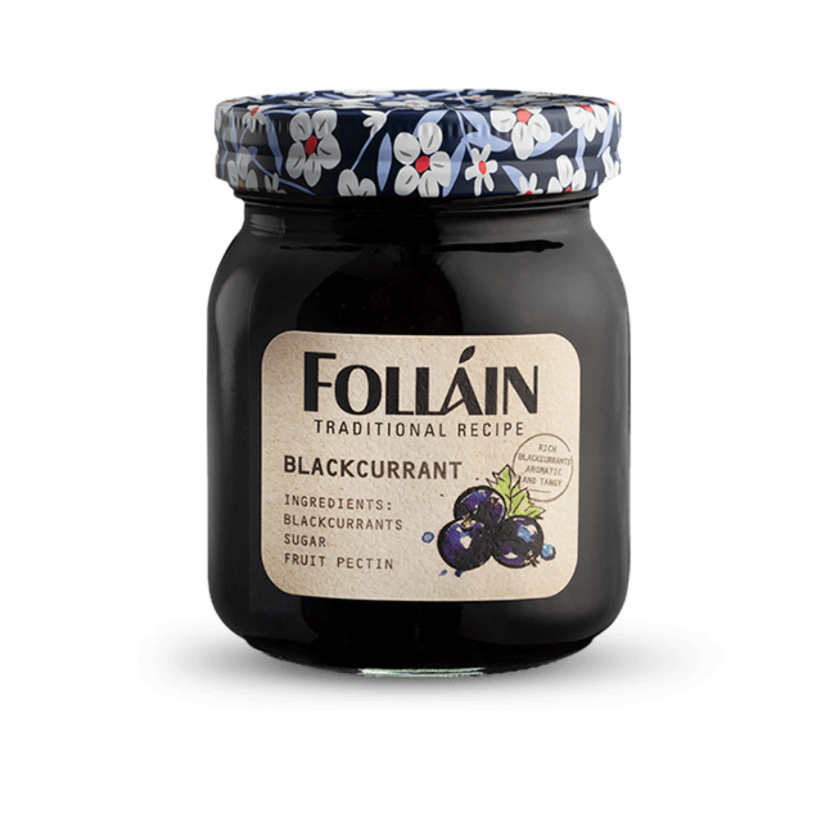 Follain Traditional Blackcurrant Jam - 370g | British Store Online ...