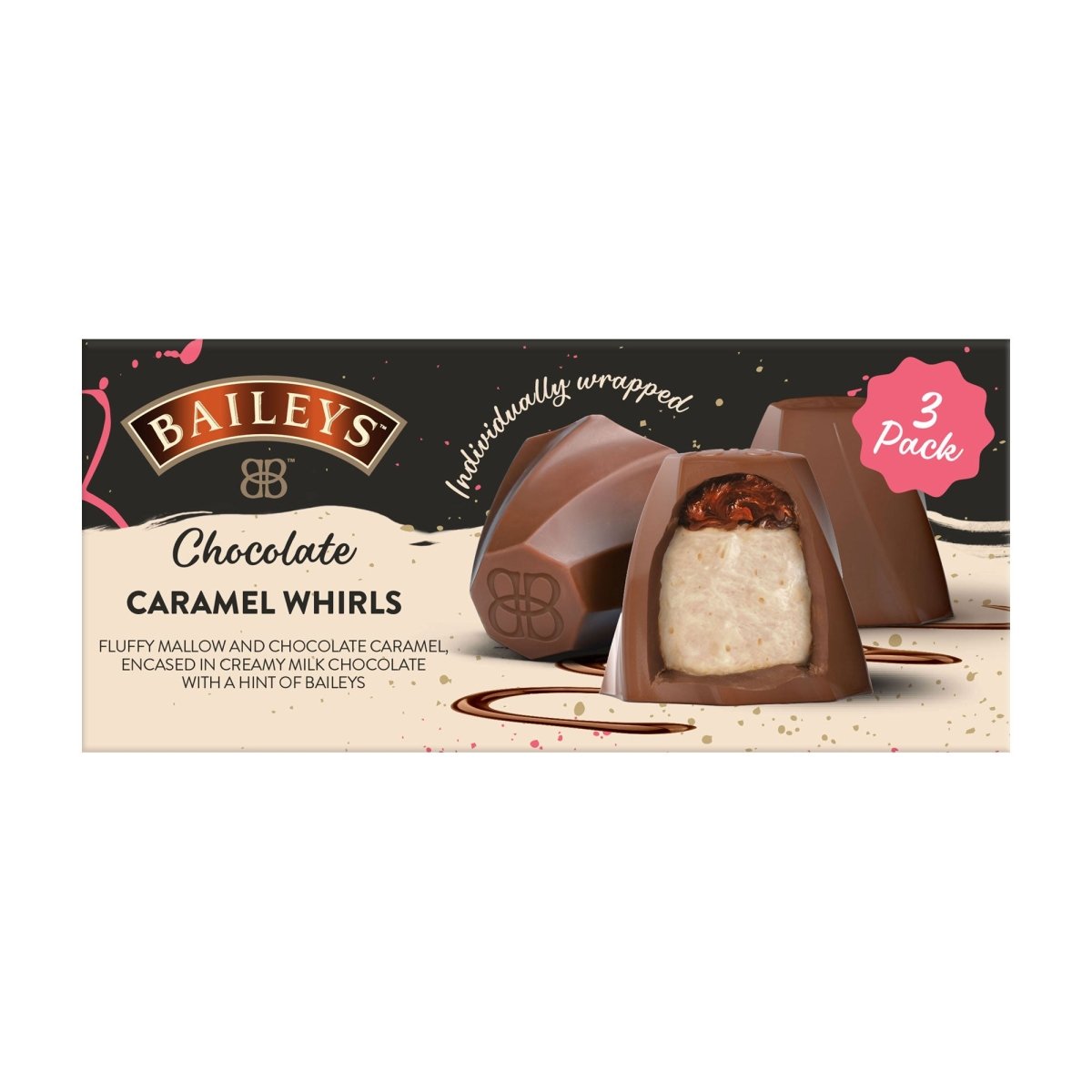 Baileys Chocolate Caramel Whirls - 3 Pack | Buy British Groceries in ...