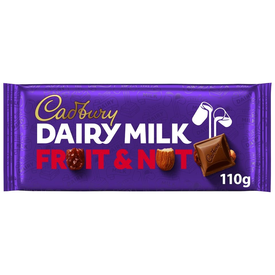 Cadbury Dairy Milk Fruit & Nut - 110g | Buy British Groceries in Canada ...