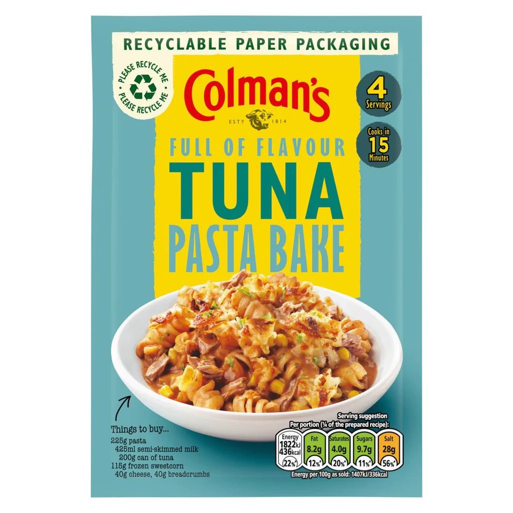 Colman's Tuna Pasta Bake Mix - 44g | British Store Online — The Great ...