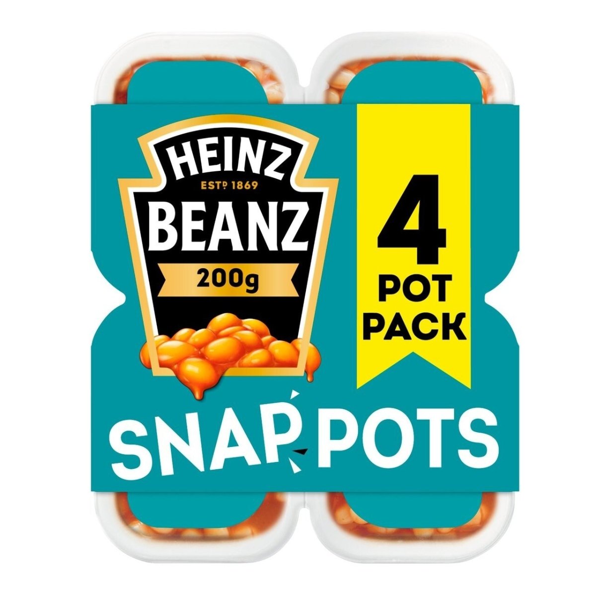 Heinz Baked Beans Snap Pots - 4 Pack | Buy British Groceries in Canada ...