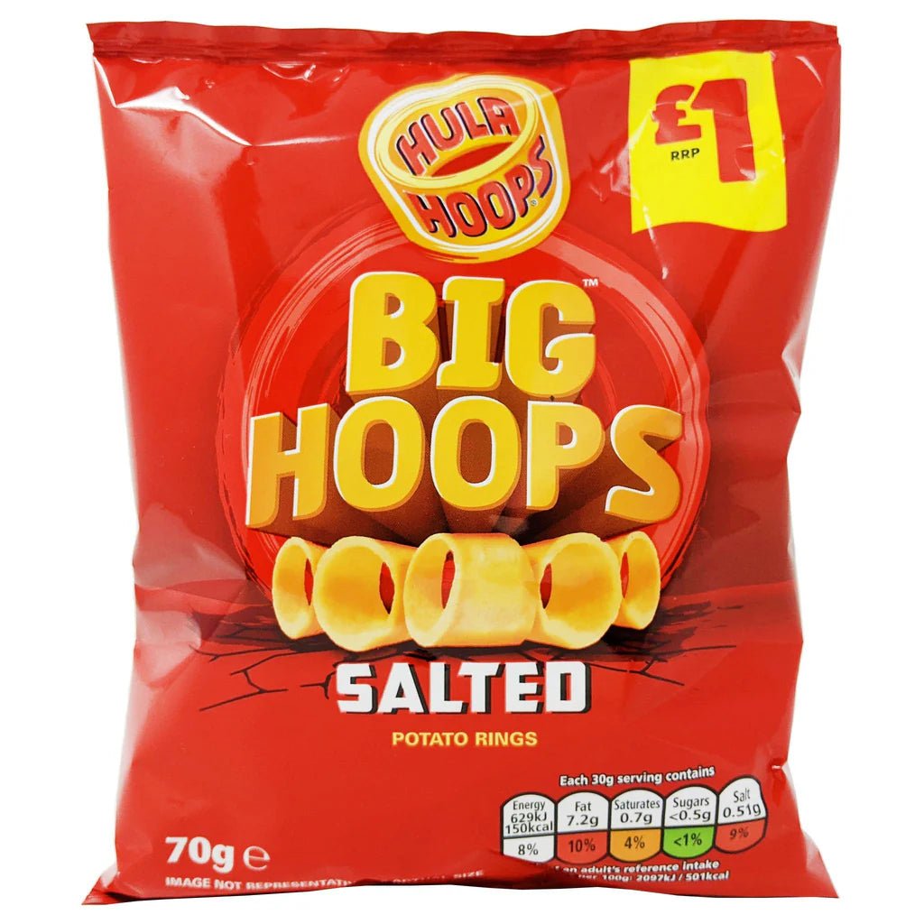 Hula Hoops Big Hoops Salted Crisps - 70g | British Store Online — The Great British Shop