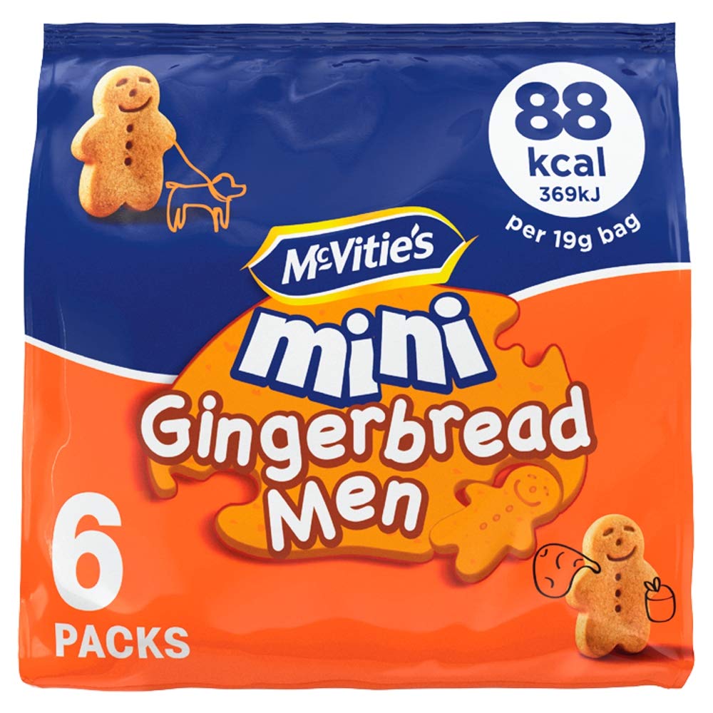 McVitie's Mini Gingerbread Men - 6 Packs | British Store Online — The ...