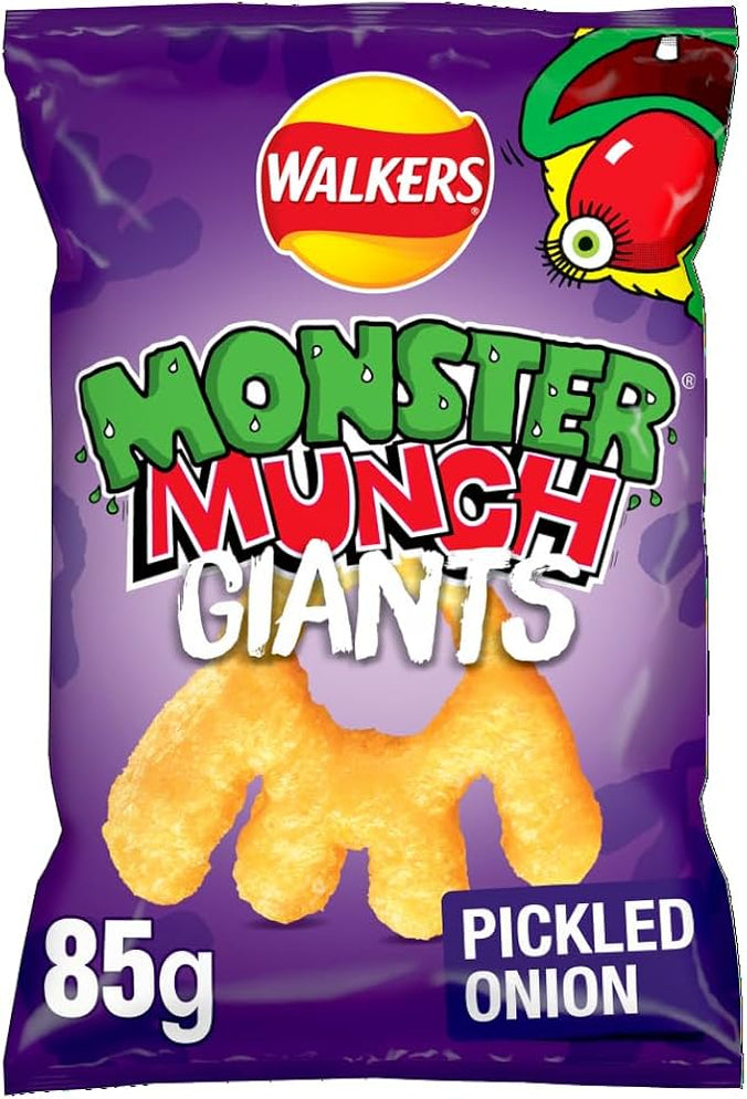Monster Munch Giants Pickled Onion - 85g | Buy British Groceries in ...