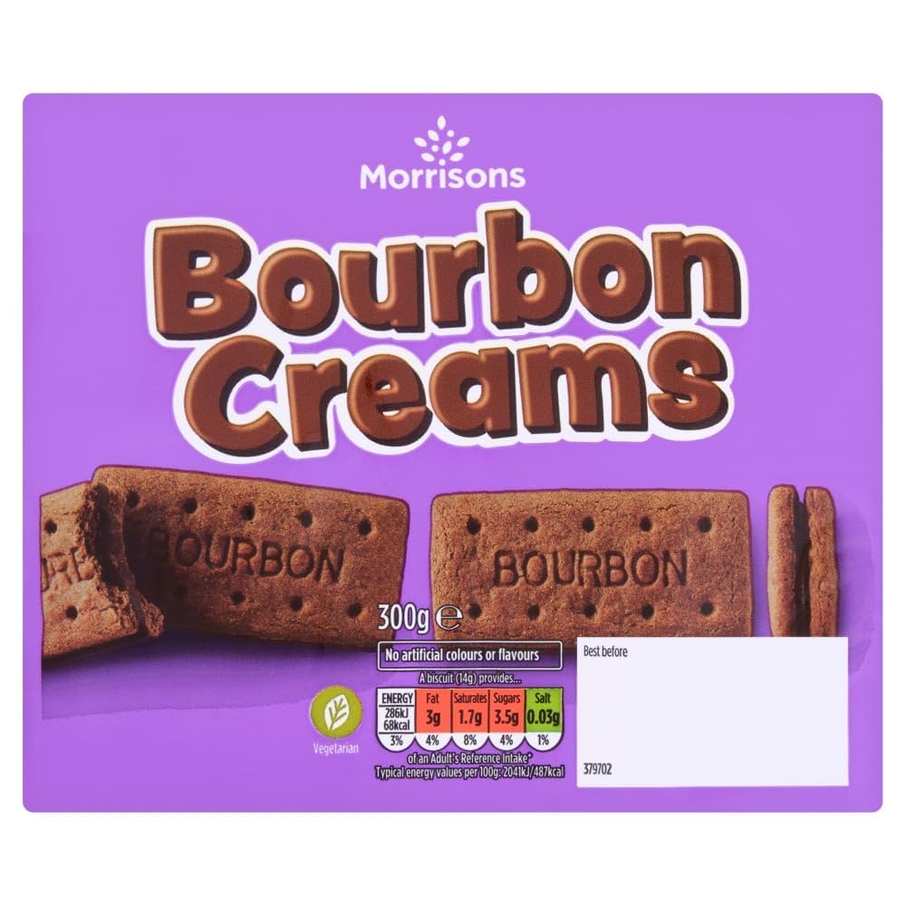 Morrisons Bourbon Creams - 300g | Buy British Groceries in Canada | The ...