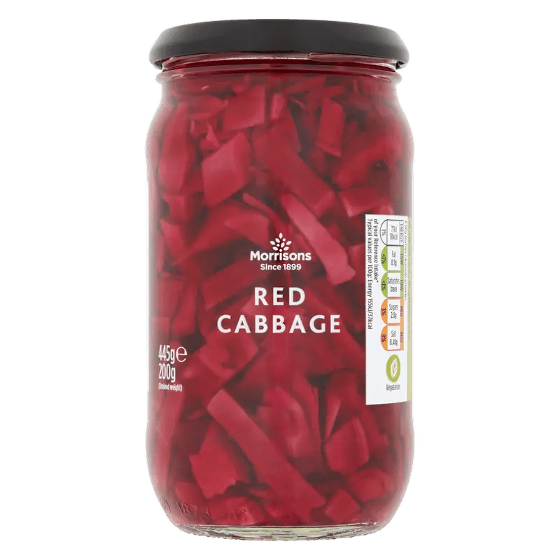 Morrisons Red Cabbage - 445g | Buy British Groceries in Canada | The ...