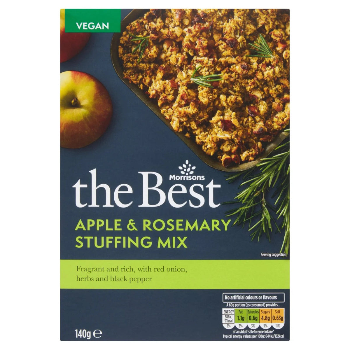 Morrisons The Best Apple & Rosemary Stuffing Mix | Buy British ...