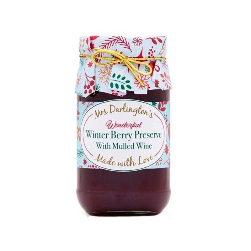 Mrs Darlington's Winter Berry Preserve With Mulled Wine - 340g ...