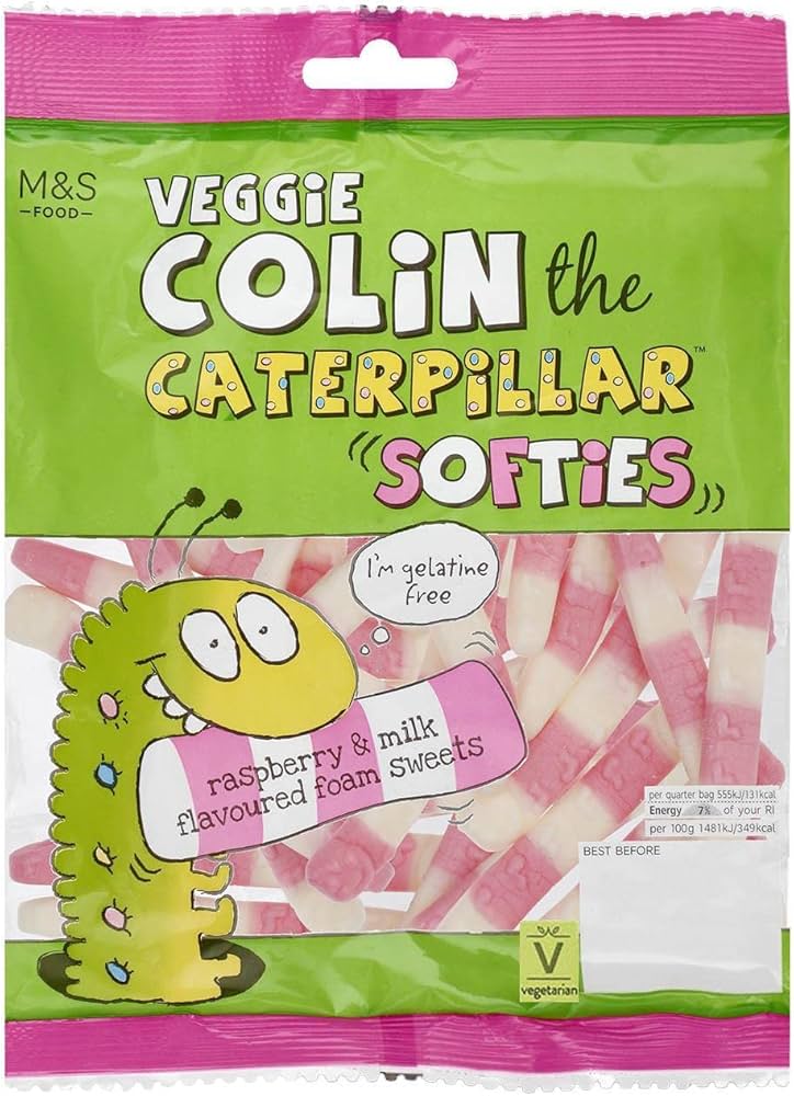 M&S Colin the Caterpillar Softies - 150g | Buy British Groceries in ...