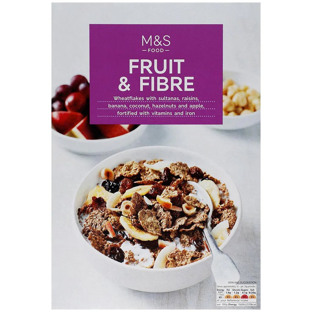 M&S Fruit & Fiber Cereal - 500g | Buy British Groceries in Canada | The ...