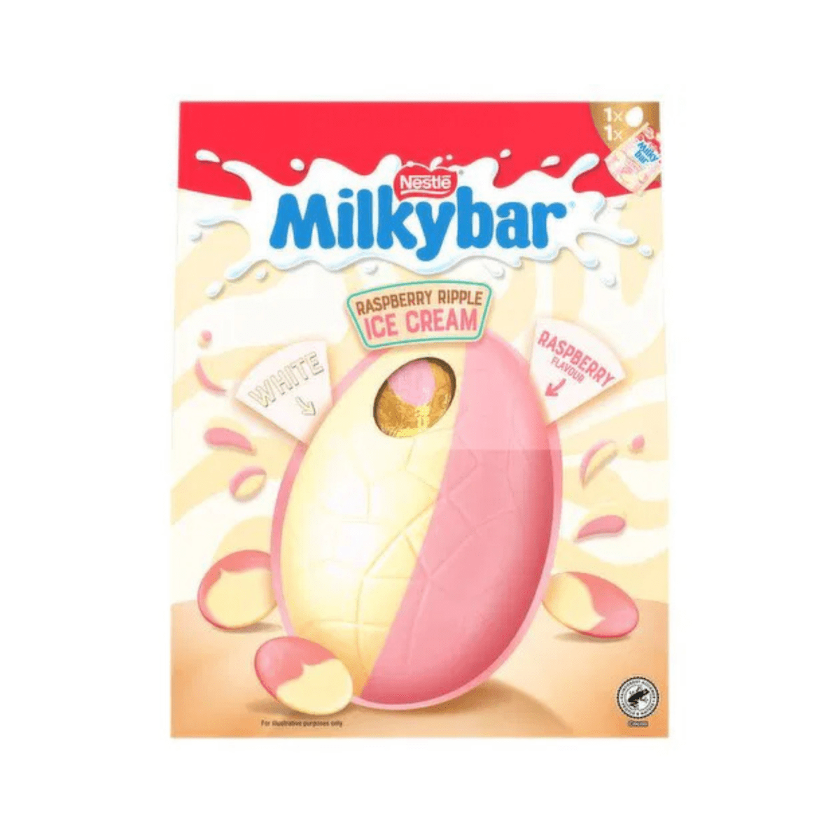 Nestle Milkybar Raspberry Ripple Large Egg - 236g | British Store ...