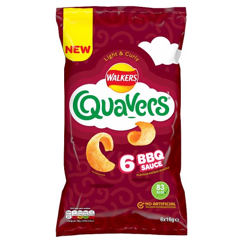 Quavers BBQ - 6 Pack | Buy British Groceries in Canada | The Great ...