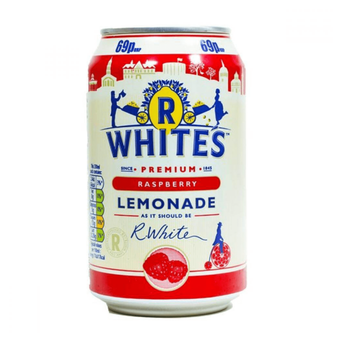 R White's Lemonade - 330ml | British Store Online — The Great British Shop