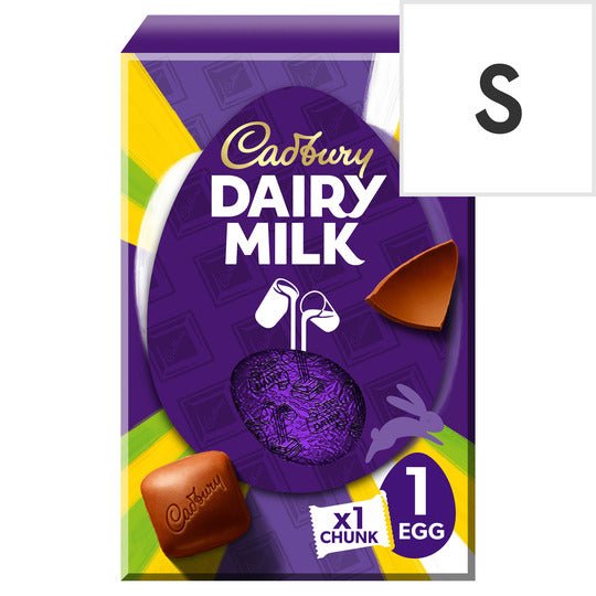 Cadbury Dairy Milk Chunk Small Egg - 71g | Buy British Groceries in ...