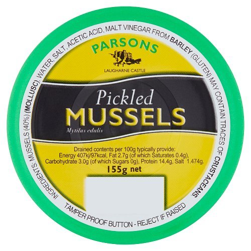 Parsons Pickled Mussels - 155g | British Store Online — The Great ...